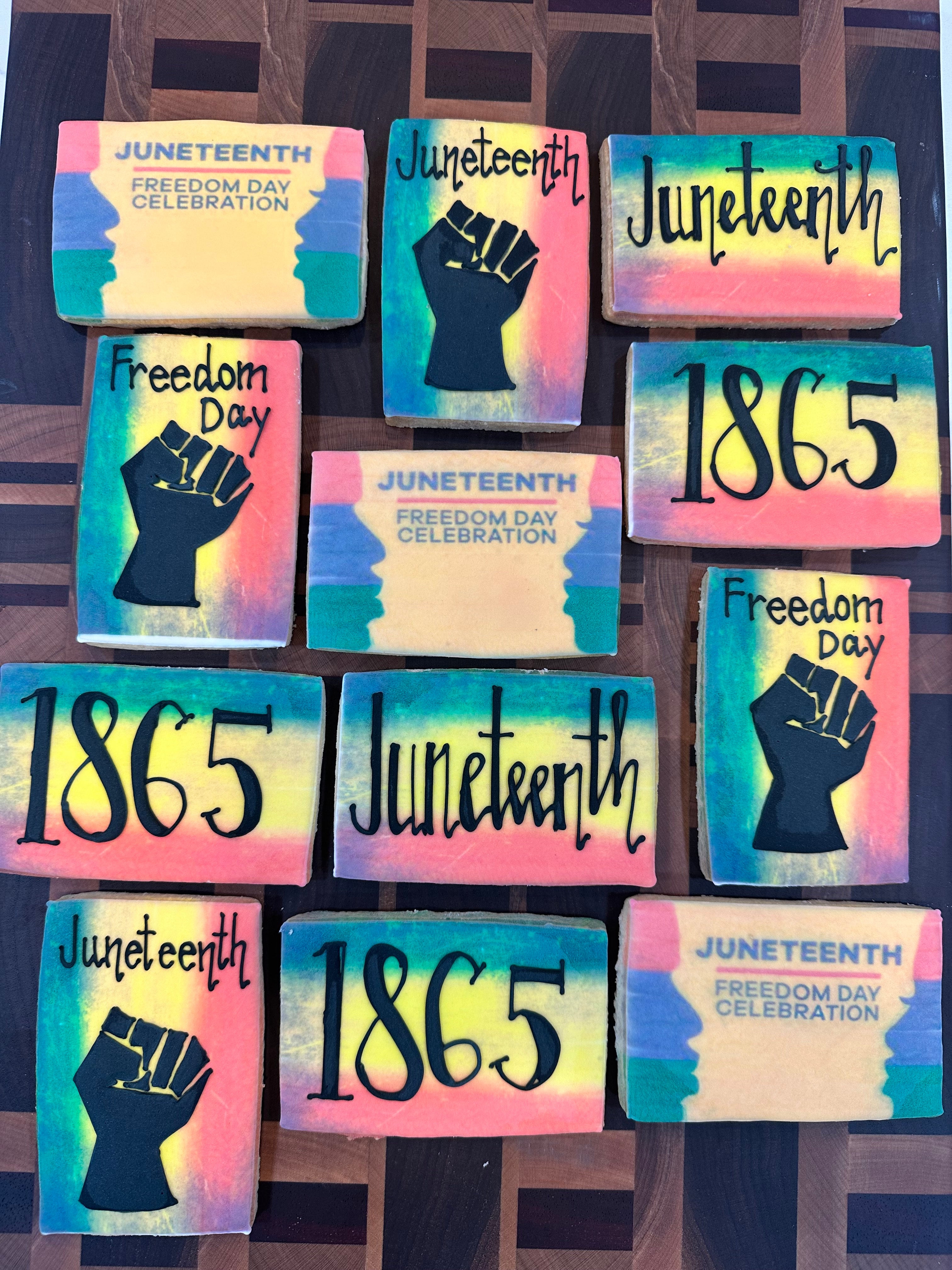 Juneteenth Cookies Available for a Limited Time | Ashley Wong Sweets